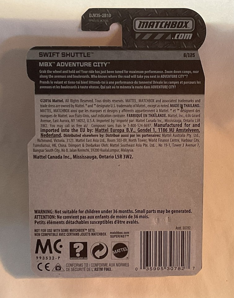 Matchbox Swift Shuttle Bus MB 1016 Orange 2016 | eBay