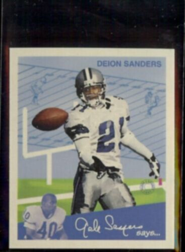 DEION SANDERS 1997 Fleer mini #125. Gale Sayers Says. COWBOYS | eBay