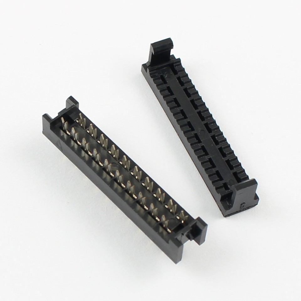 200Pcs 2.54mm 2x10 Pin 20 Pin Male Header IDC Ribbon Cable Transition ...