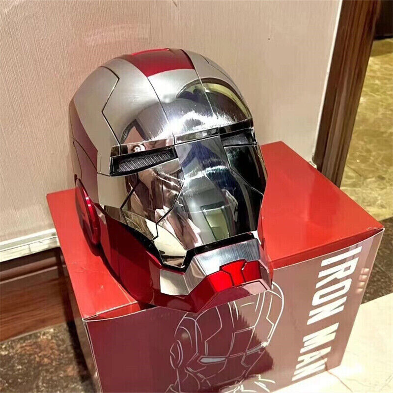 AUTOKING Iron Man MK5 1:1 Helmet Wearable Voice-control Mask Toy Gifts ...