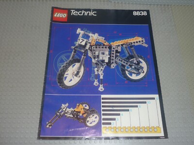Notice Building instruction booklet LEGO Technic Set 8838-1: Shock ...