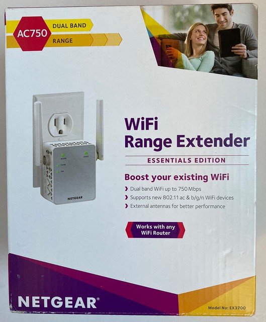 NETGEAR AC750 Wi-Fi Range Extender - EX3700-100NAS for sale online | eBay