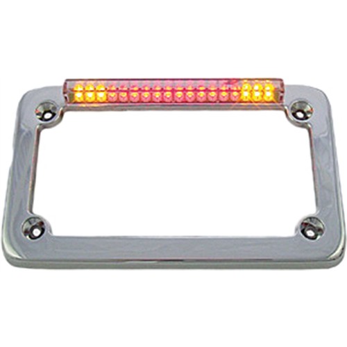 Signal Dynamics - SDC LED License Plate Frame Chrome With Turn Signals ...