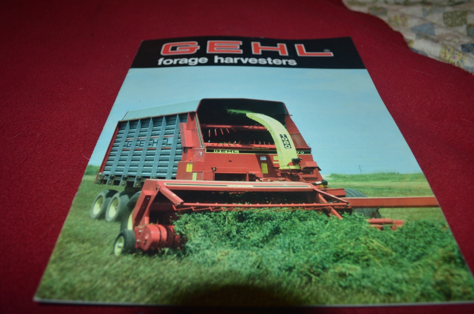 Gehl 860 1060 1260 Forage Harvester Dealer's Brochure AMIL15 | eBay