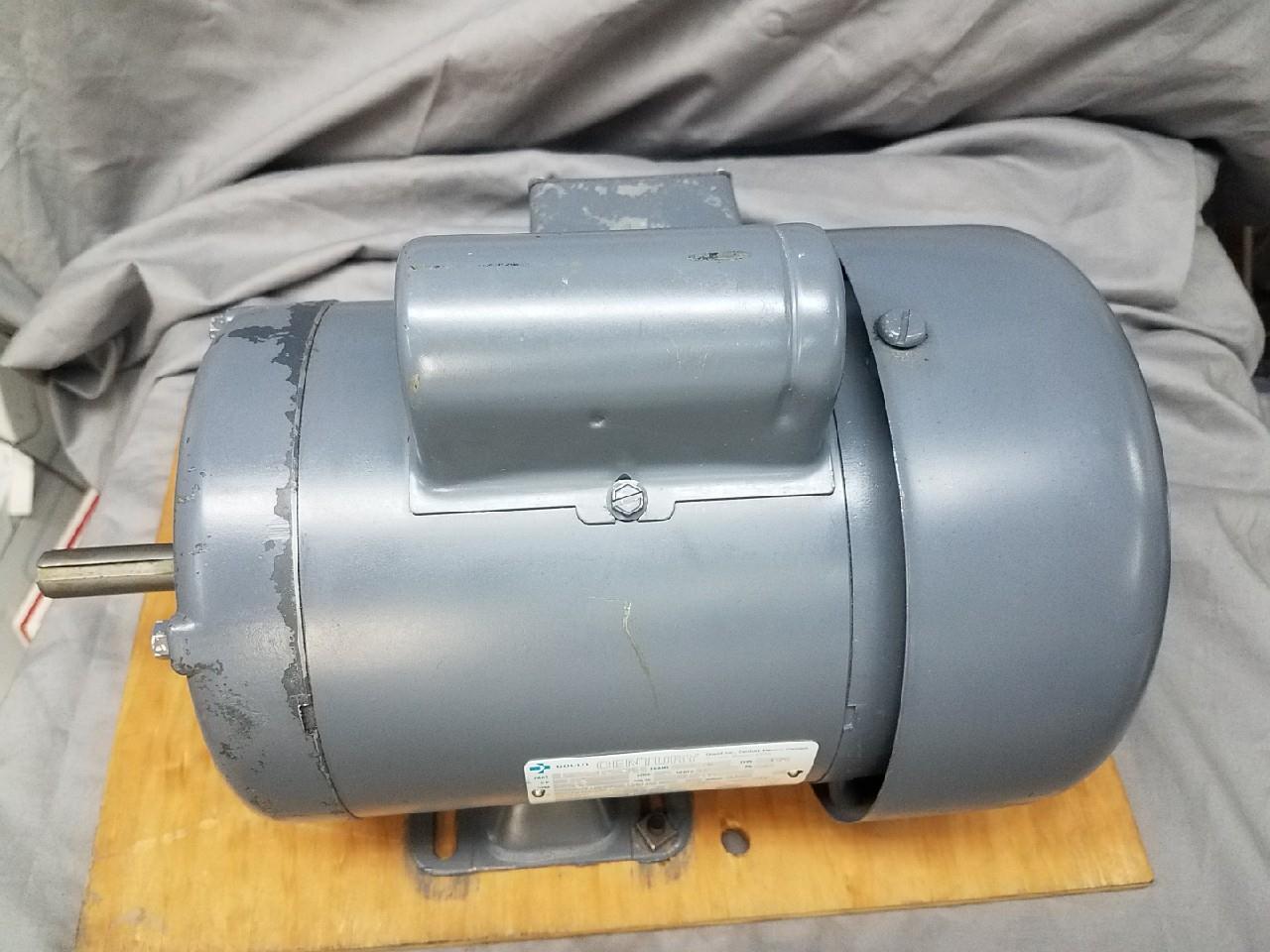 Gould Century 8-117641-03, 3/4 Hp 1725 RPM 115/230V 1 Phase, 5/8" Shaft ...