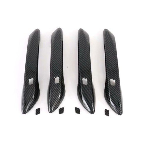 Carbon Side Door Handle Cover Trim For Hyundai Sonata Sensuous DN8 2019 ...