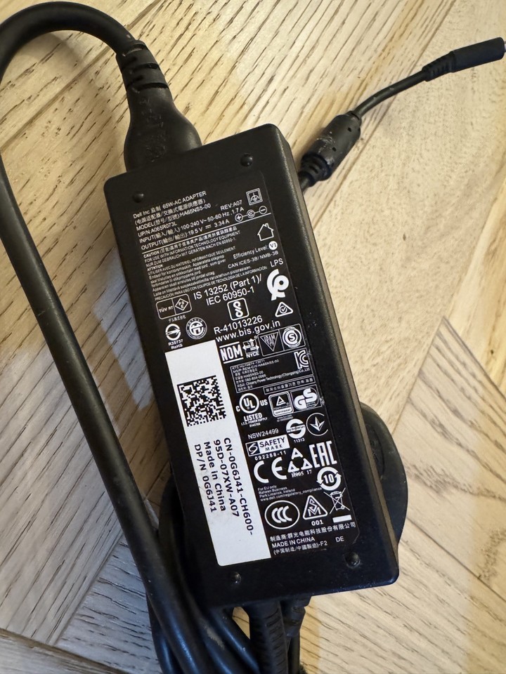 Genuine Dell AC Charger Power Supply 65W (HA65NS5-00) list of ...