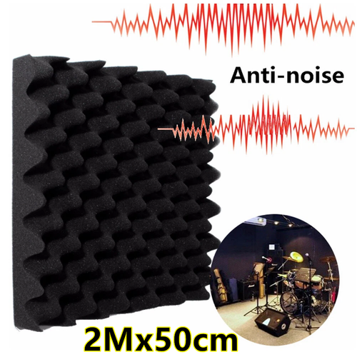 2M Studio Acoustic Foam Sound Proofing Panels Insulation Foam Wave ...