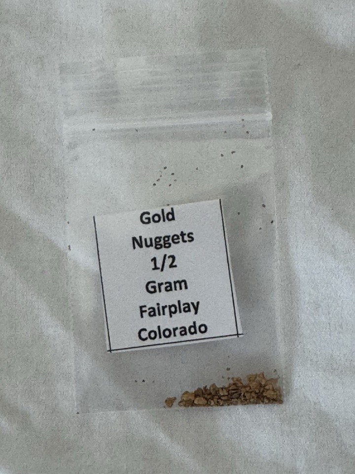 1 Bag Of 1/2 Gram Gold Nuggets From FairPlay Colorado | eBay