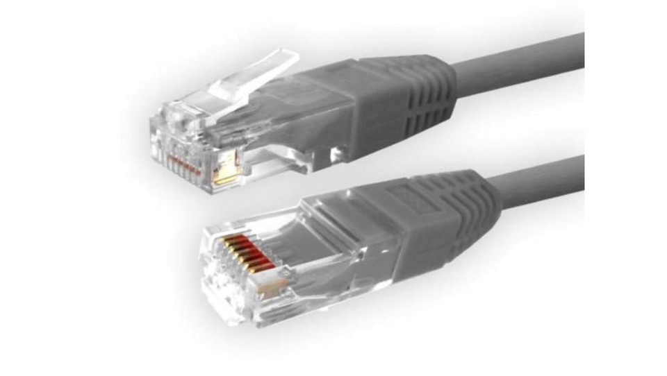 Kabel patchcord UTP5 5,0m szary | eBay