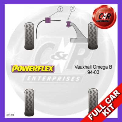 Powerflex Complete Bush Kit Fits Vauxhall / Opel Omega B 1994-2003 | eBay