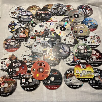 HUGE LOT OF 39 PS1 PS2 Playstation Discs - HUGE VARIETY OF GAMES - READ ...