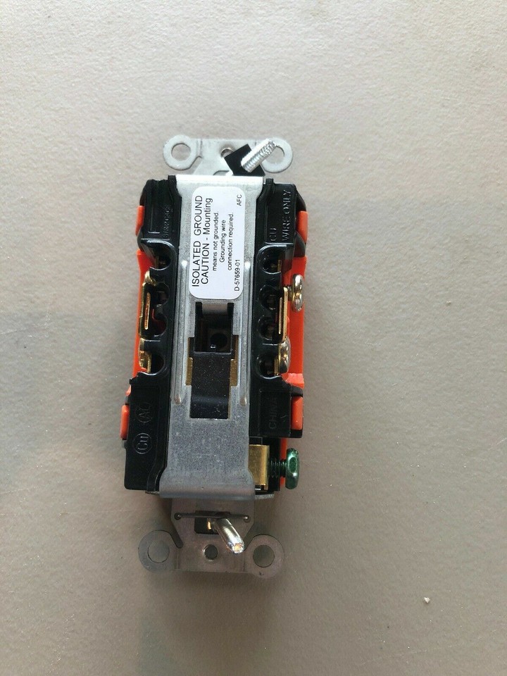 Hubbell IG20DR Duplex Receptacle Orange 20A 125V B335 | eBay