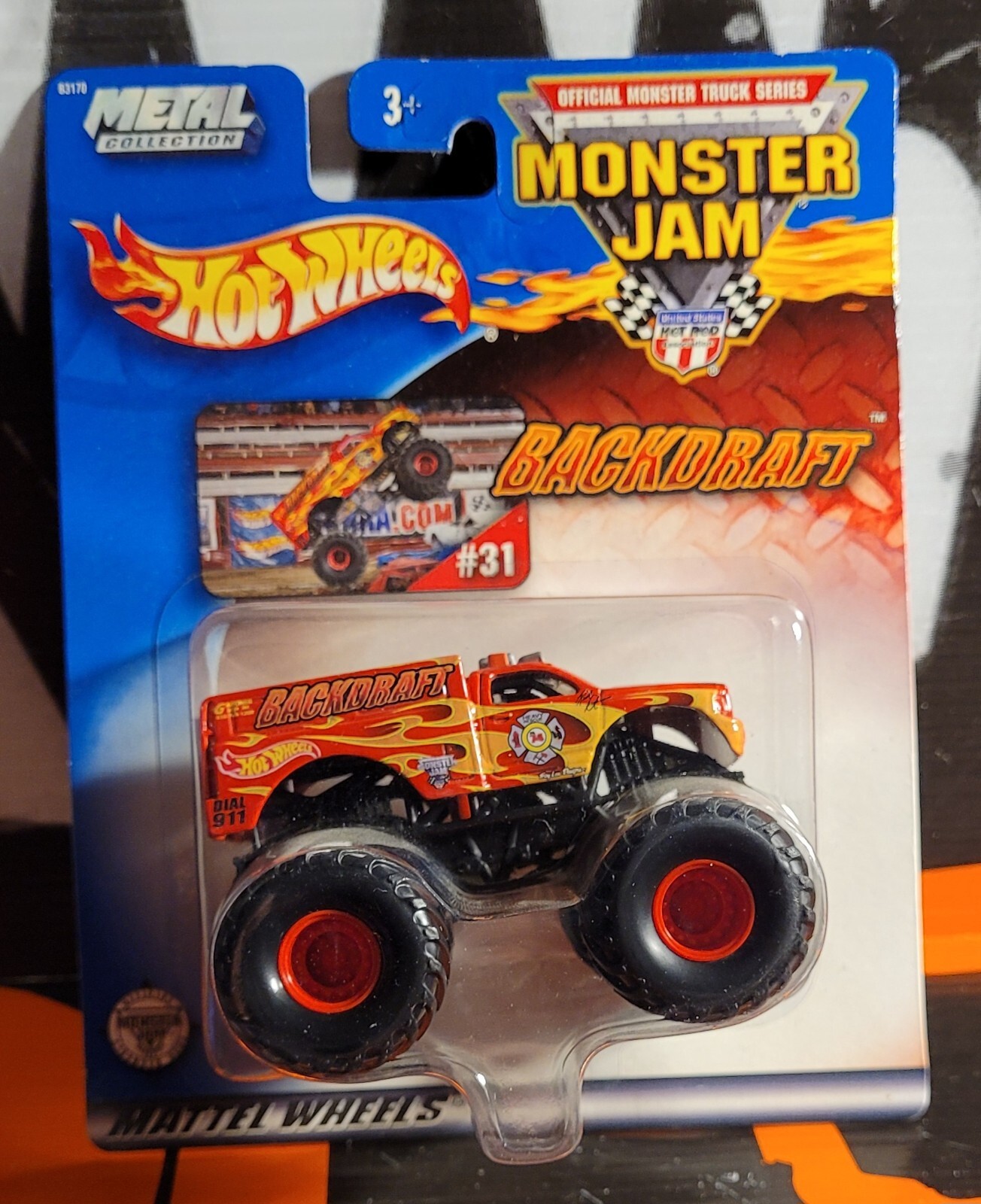 2002 HOT WHEELS MONSTER JAM ** BACKDRAFT ** 1:64 #31 | eBay