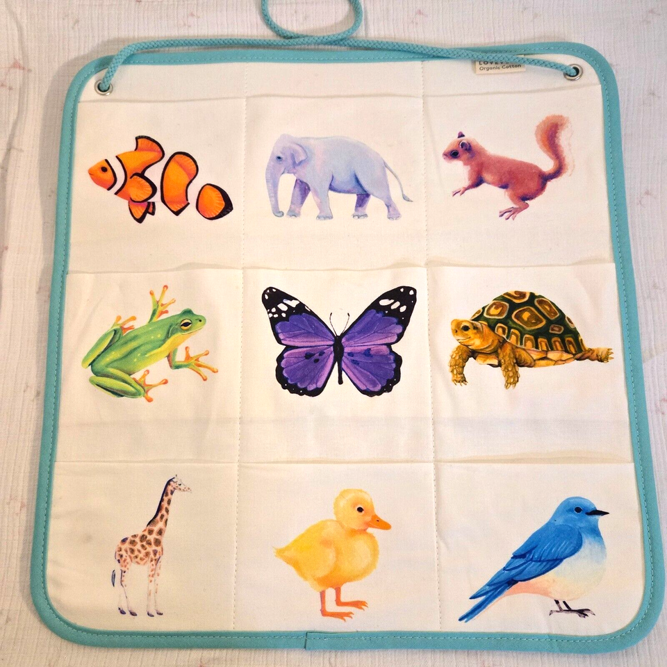 Lovevery Quilted Cloth Matching Realistic Animal Baby Crib Toy Compete ...
