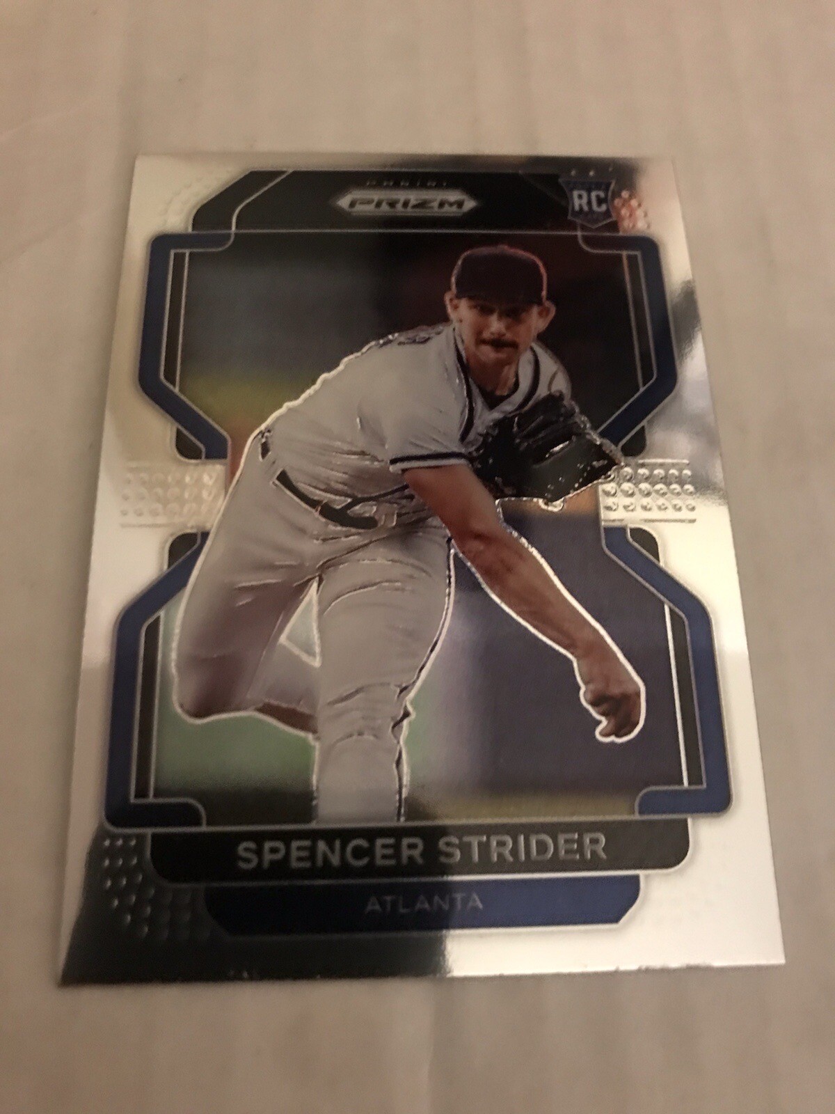 2022 Prizm Spencer Strider rookie card #240 Atlanta Braves 1.00 ...