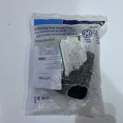 Leviton 30/50 Amp Dual Power Plug 275 | eBay