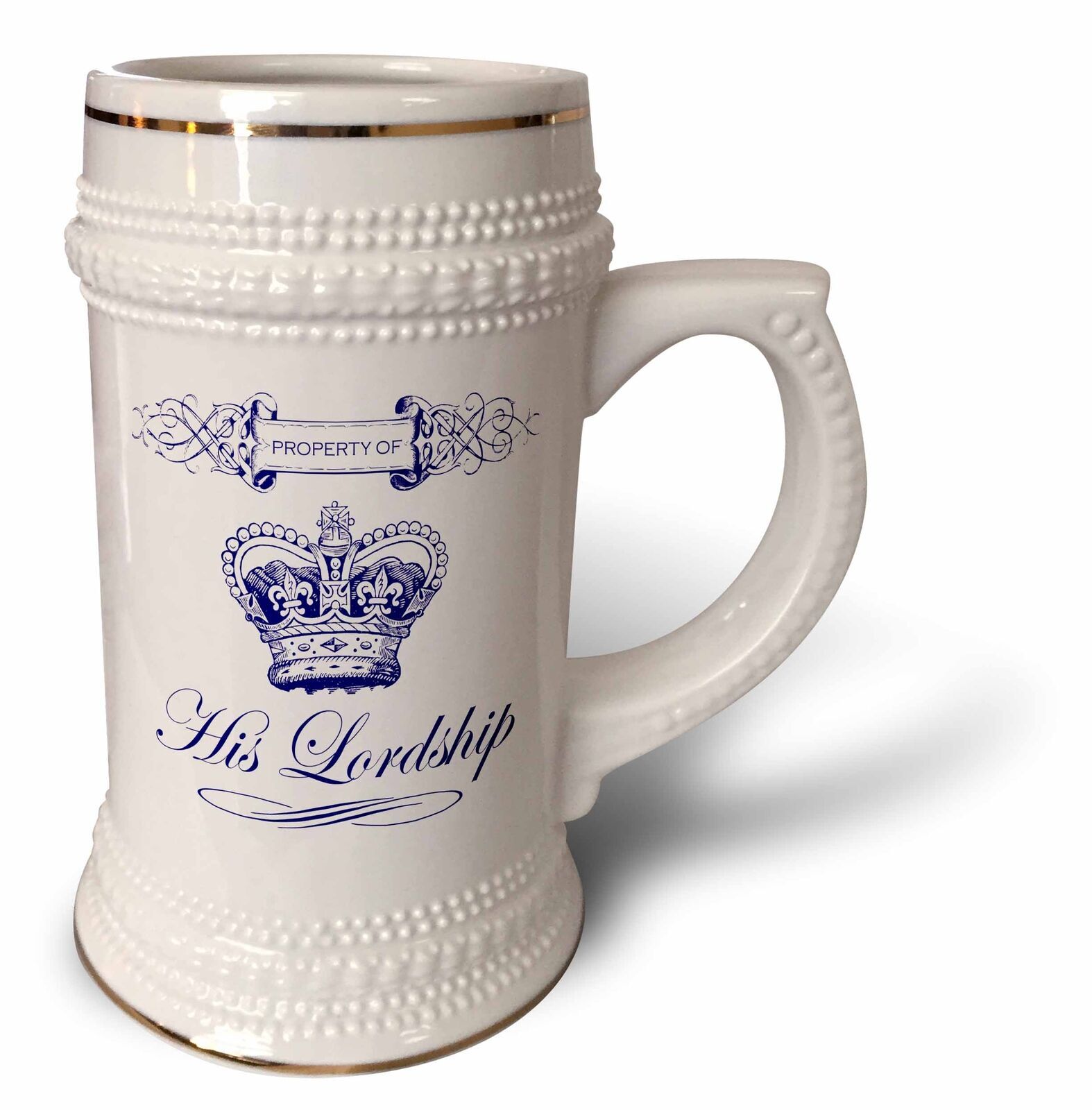3dRose His Lordship- Funny Royal Crown Design for Him 22oz Stein Mug | eBay