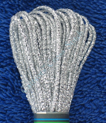 Plastic Canvas Cord Darice Glitz Metallic Silver Yarn Craft 15 Yards | eBay