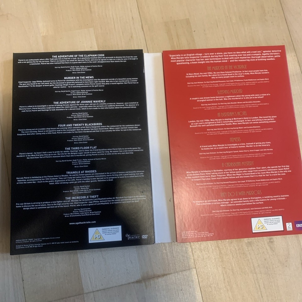 Agatha Christie DVD Collection Miss Marple & Poirot Daily Mail Promo ...