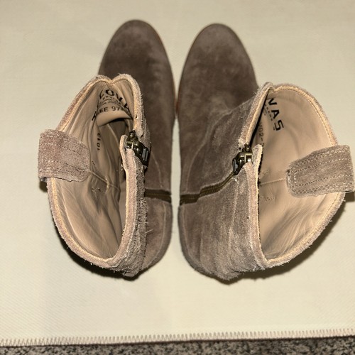 TECOVAS Men's 10.5 EE The Roy Granite Suede Side Zip Western Boots 1013 ...