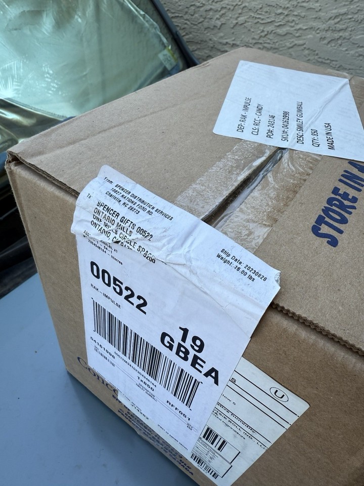 Spencer's Gifts Double Gumball Machine Topper Works Lights Up W 850ct ...