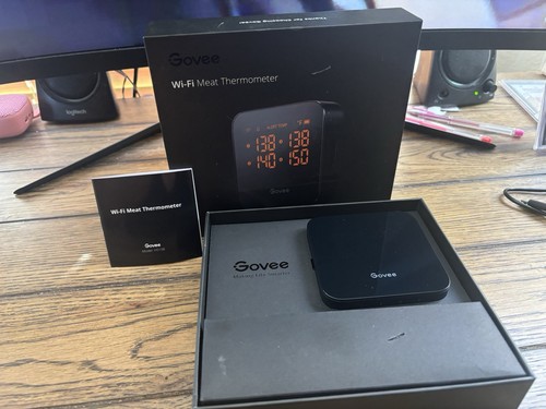 Govee Wifi Meat Thermometer Wireless 4 Probe Smart Bluetooth Grill ...