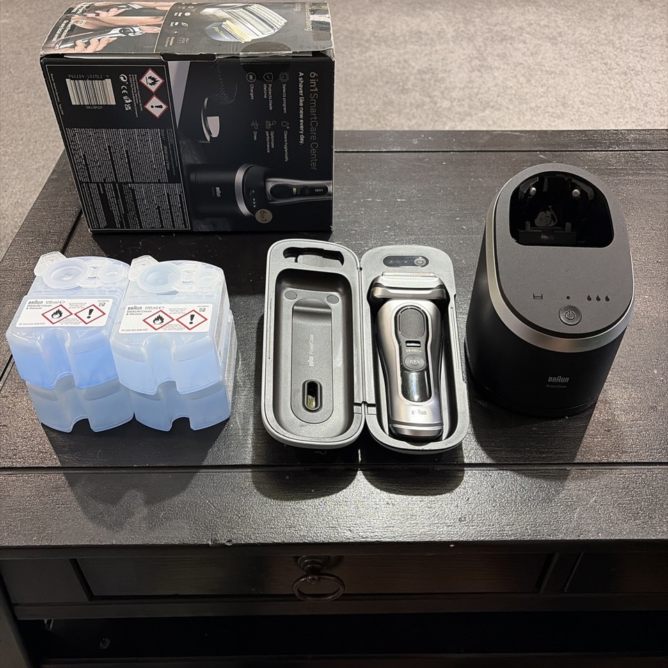 Braun Series 9 Pro+ Men's Electric Shaver Wet and Dry Rechargeable ...