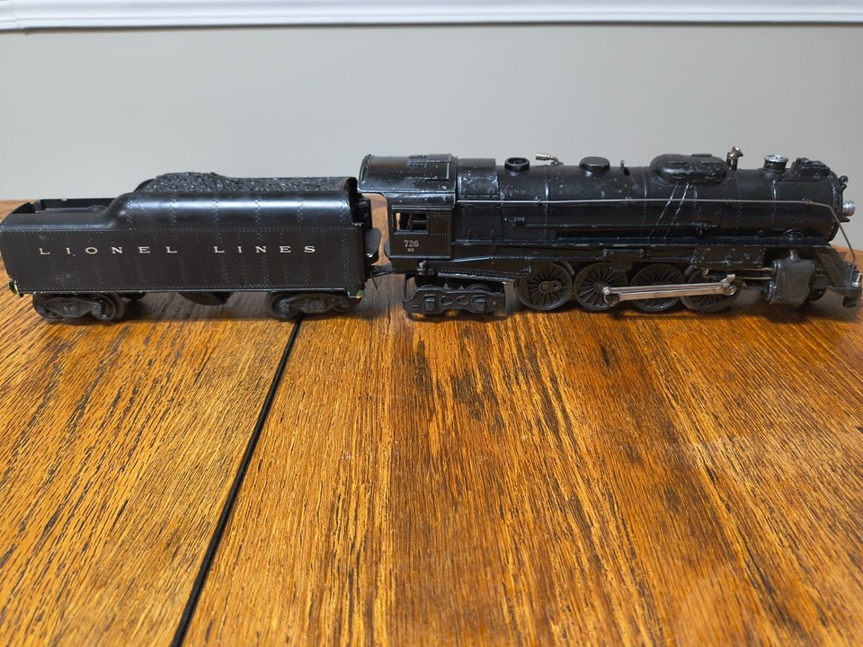 LIONEL 726 BERKSHIRE STEAM LOCO & 2046W 8 WHEEL TENDER RUNS GREAT | eBay
