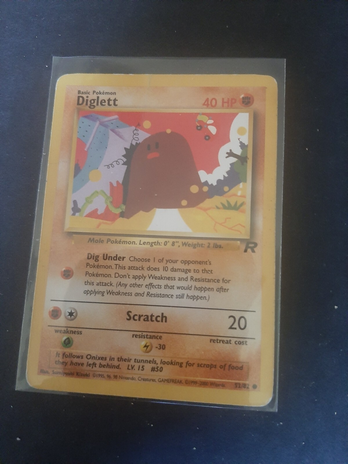 DIGLETT - Team Rocket Set - 52/82 - Common - Pokemon Card - Unlimited ...