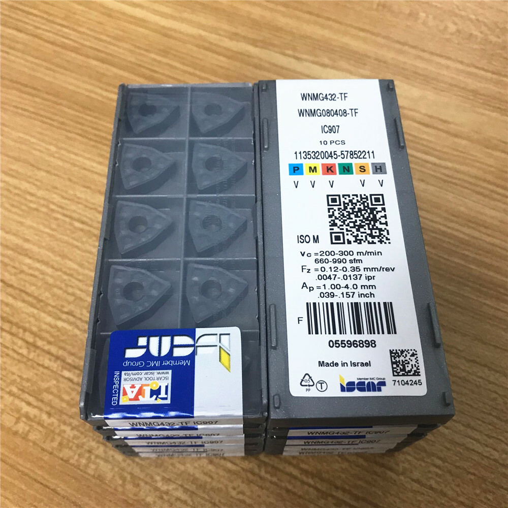 10boxes(100pcs) WNMG432-TF IC907 WNMG080408-TF IC907 CNC Carbird ...