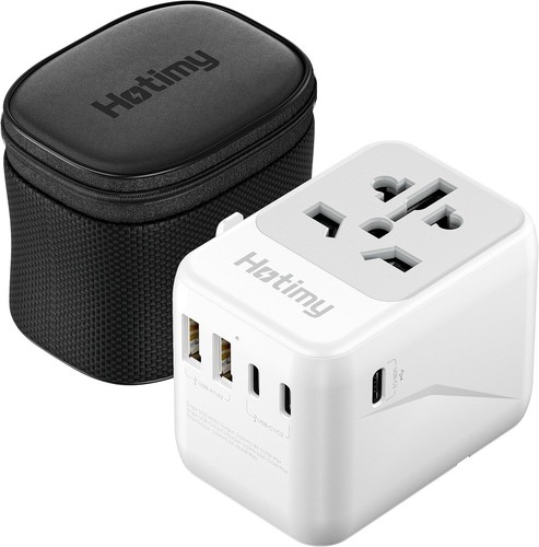 Worldwide Travel Adapter with USB C, Hotimy Universal Plug Adaptor with ...