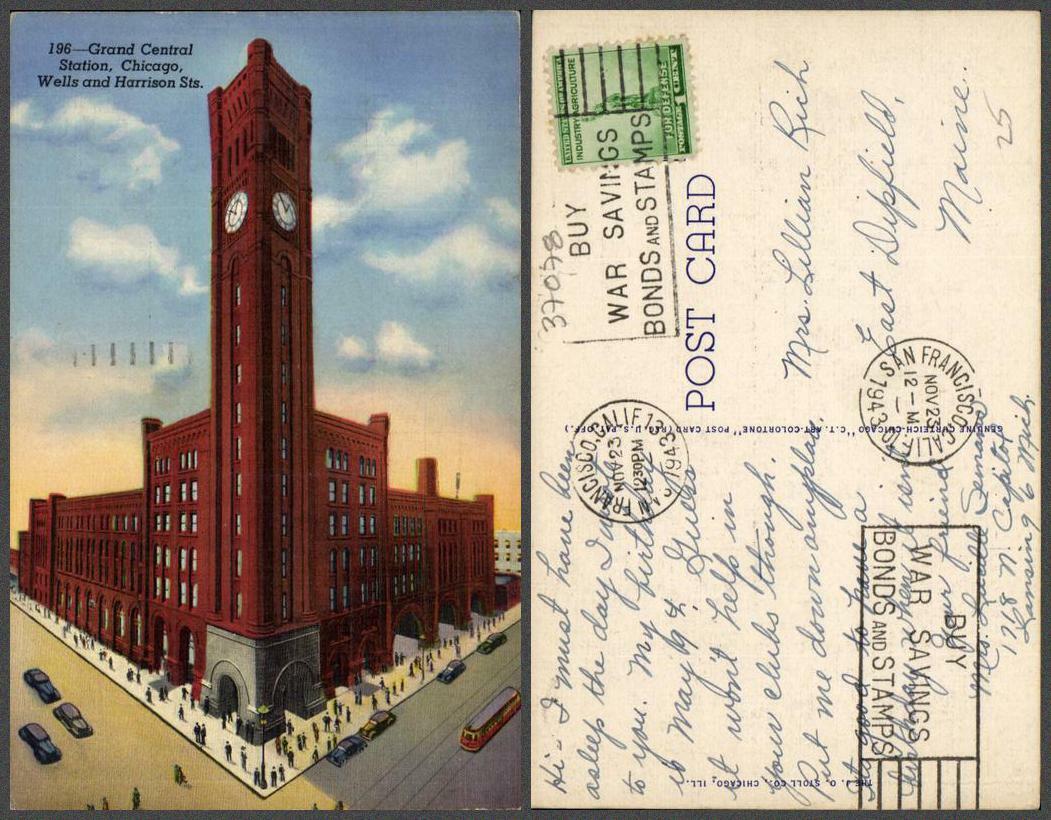 ILLINOIS Chicago VINTAGE POSTCARD | eBay