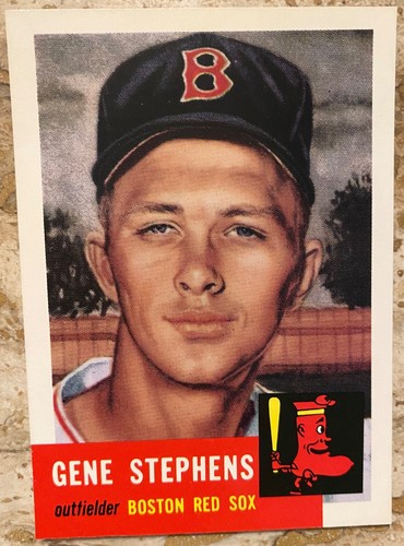 1953 Topps Archives Gene Stephens Baseball Card #248 Boston Red Sox ...
