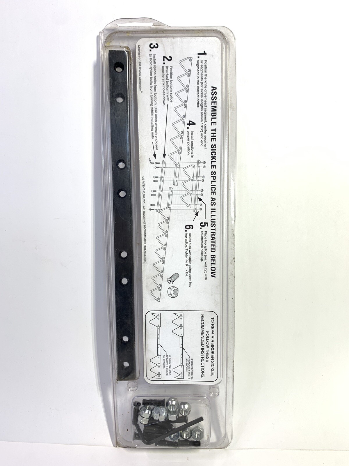Shoup SHUP 711-010 2-1/16 Inch LICKITY-SPLIT Sickle Bar Knife Splice ...