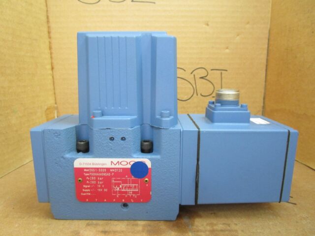 MOOG D661-5009 Servo Jet Valve 10v Signal 15vdc Supply 280 Bar for sale ...