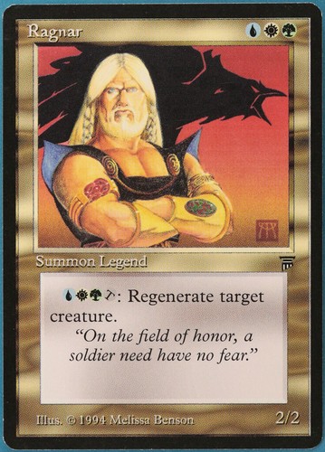 Ragnar Legends MINT White Blue Green Rare MAGIC MTG CARD (ID# 227137 ...