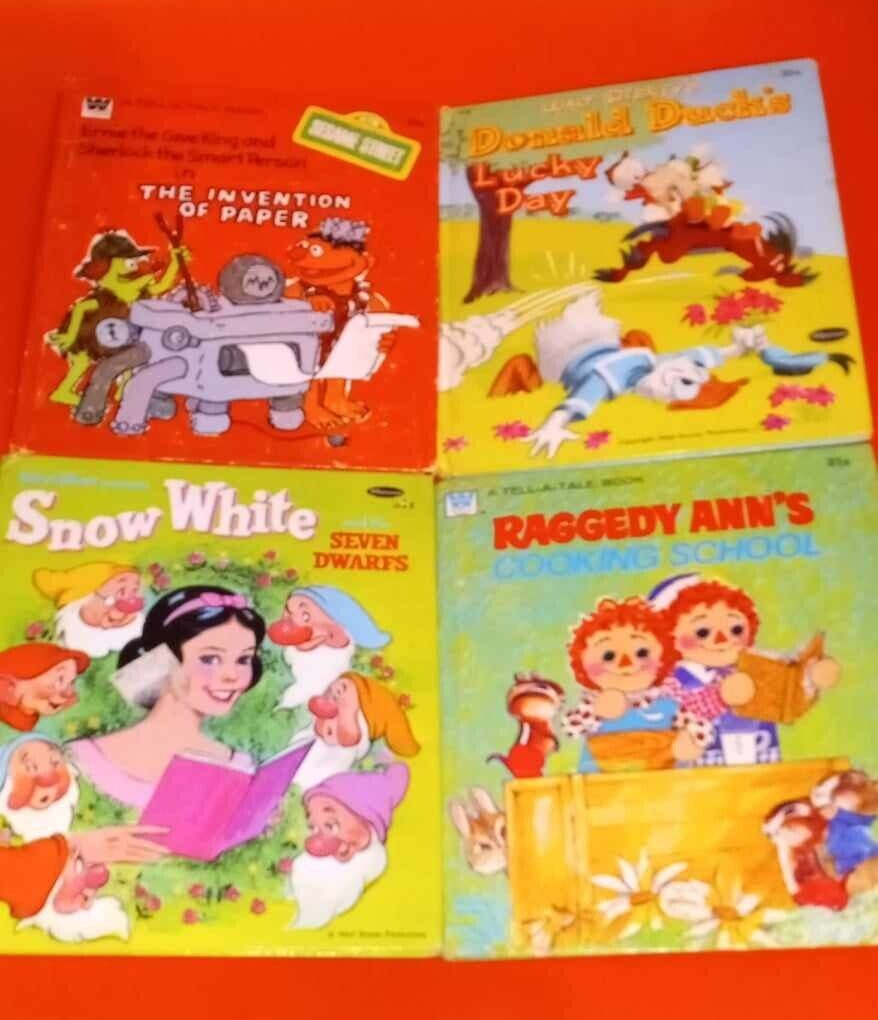 Lot of 23 Vintage Kids Whitman Books Includes Disney, Mr. Rogers ...