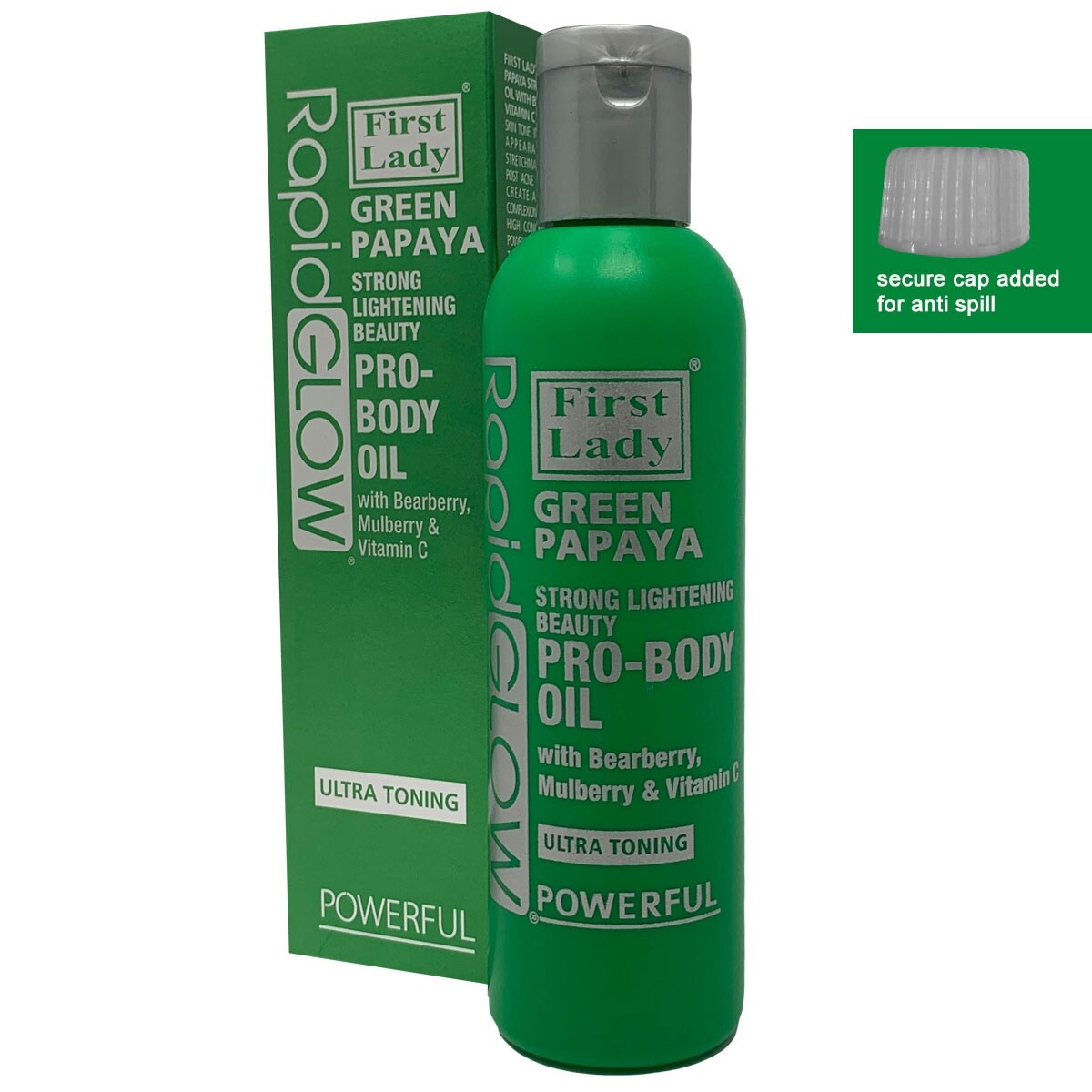 First Lady Rapid Glow Papaya Strong Skin Brightening Lotion / Oil ...