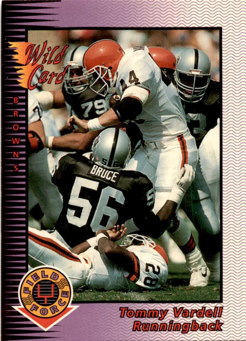 1992 Wild Card #3 Tommy Vardell Field Force Gold ID:45804 | eBay