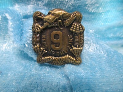 US 9th Infantry Military Pin Keep Up the Fire | eBay