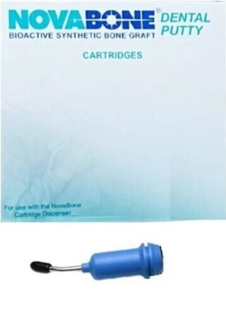 Novabone Putty Bioactive Synthetic bone graft 1 Cartridges .25 cc x 4 ...