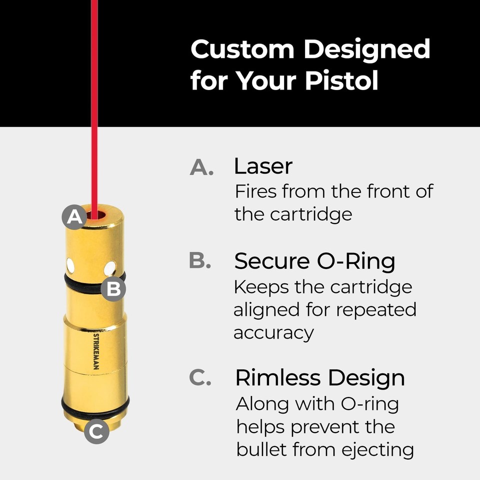 Strikeman Dry-Fire Laser Training System - Great for Target Shooting ...