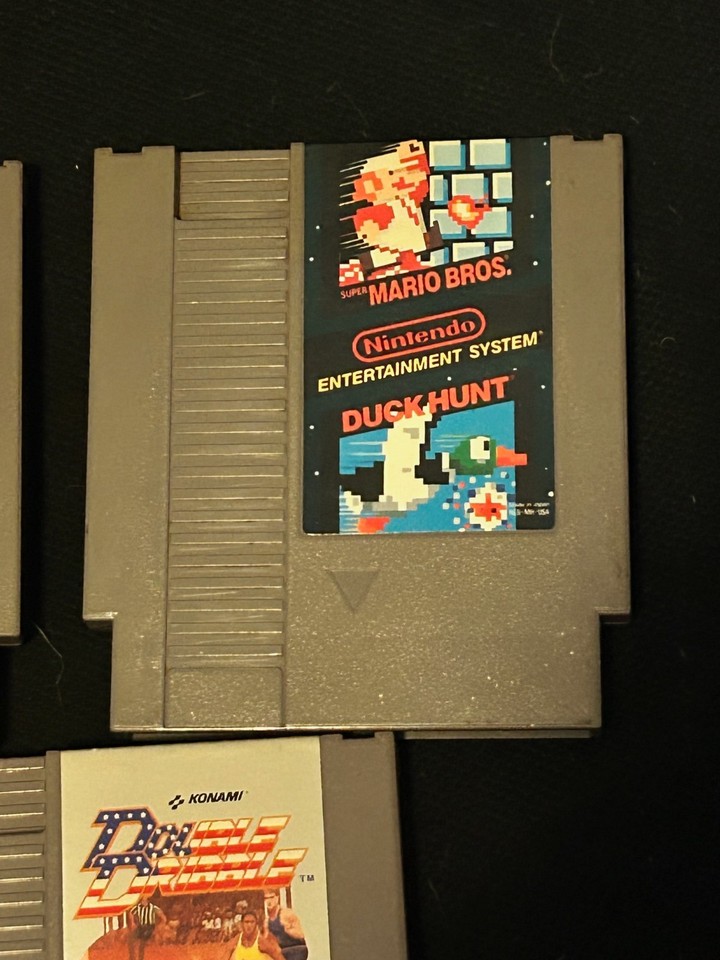 Lot of 3 Nintendo NES Game Cartridges - Super Mario Duck Hunt Ice ...