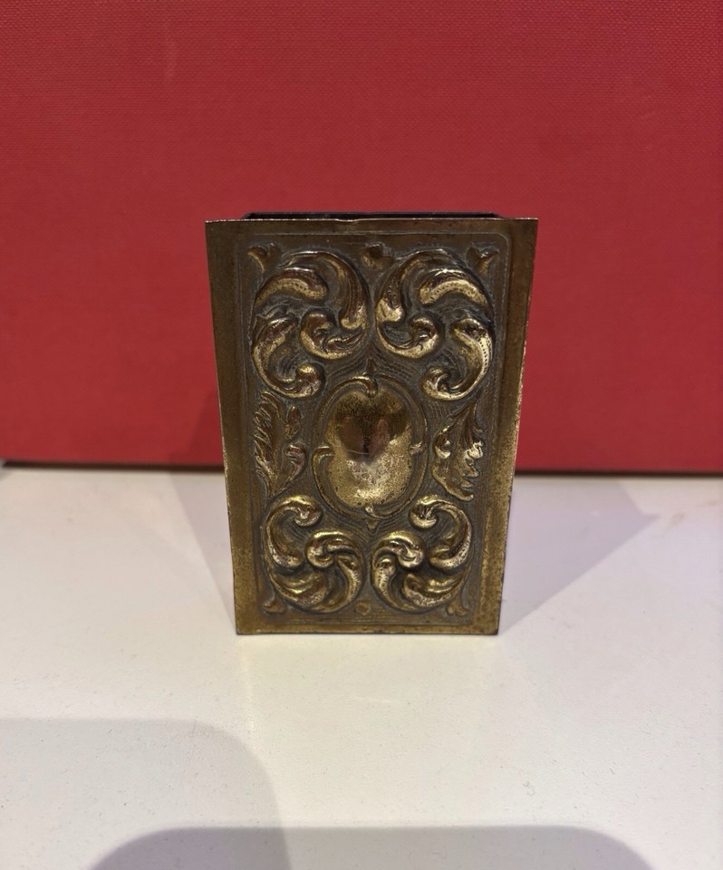 Trench Art Antique Brass Vesta Or Matchbox Cover | eBay UK