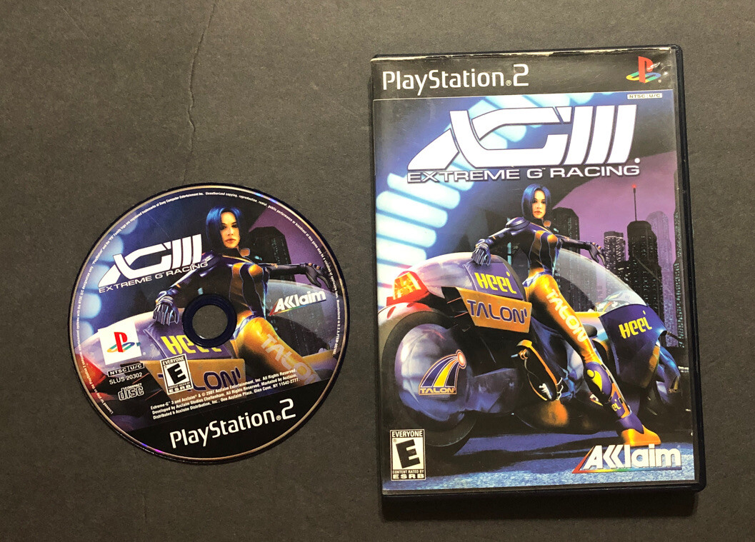XGIII: Extreme G Racing (Sony PlayStation 2, 2001) PS2 No Manual Tested ...