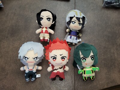 plush keychain keychains my hero academia figures lot | eBay