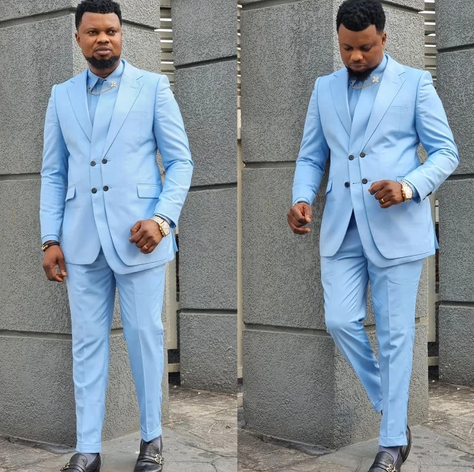 Designer Blue Suits For Men
