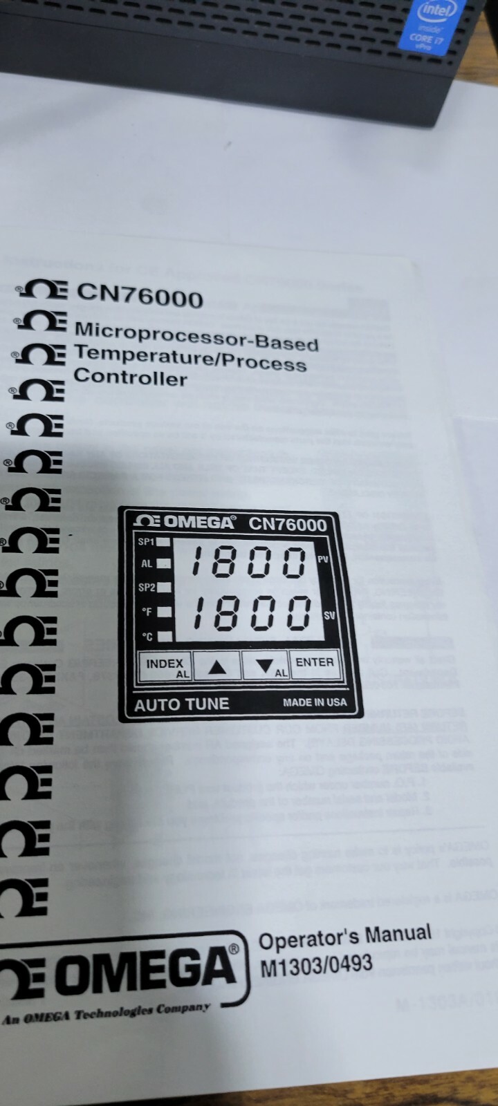 omega cn76000 microprocessor and temperature controller 071-heat | eBay