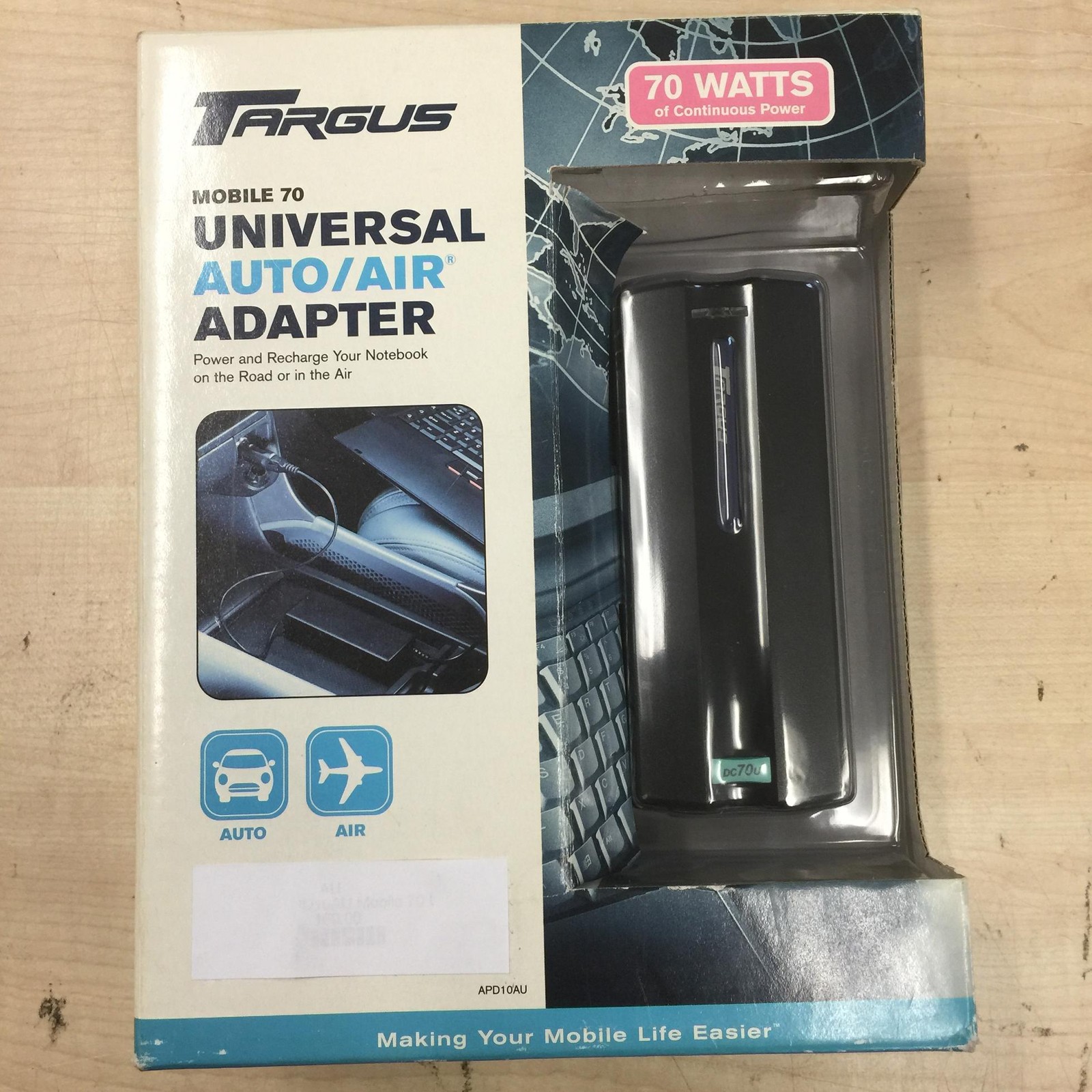 Targus Universal 70W Auto/Air Adapter- Power Adapter - Car/Aeroplane ...